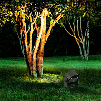 Round Waterproof Outdoor LED Spot Tree Lights Building Exterior Light ...