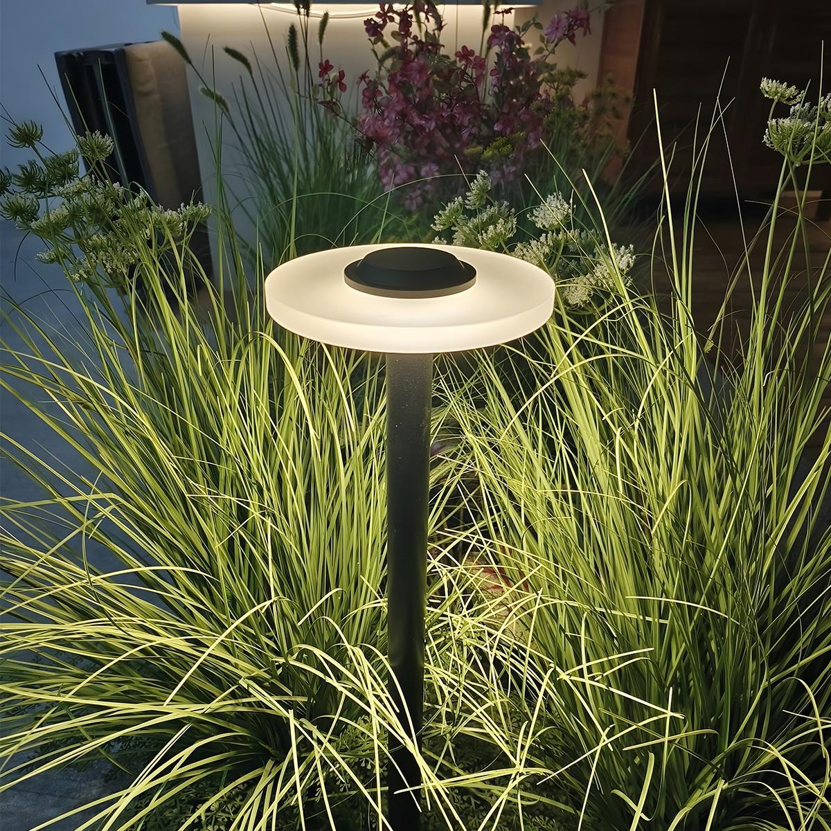 24V Waterproof Dish LED Outdoor Lawn Landscape Lighting Modern Acrylic ...