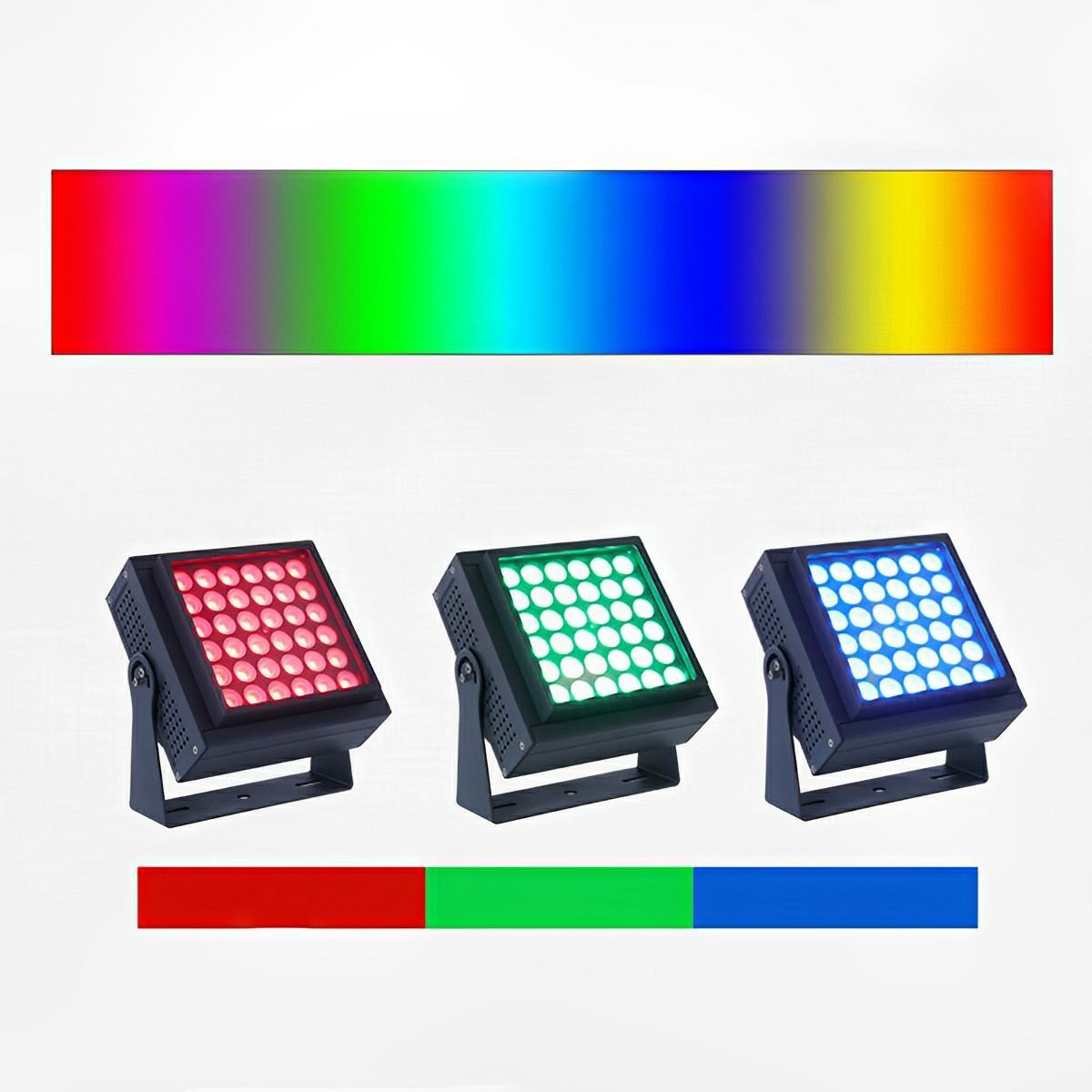 24V RGB Super Bright Waterproof Outdoor Landscape Tree Lighting Spot ...