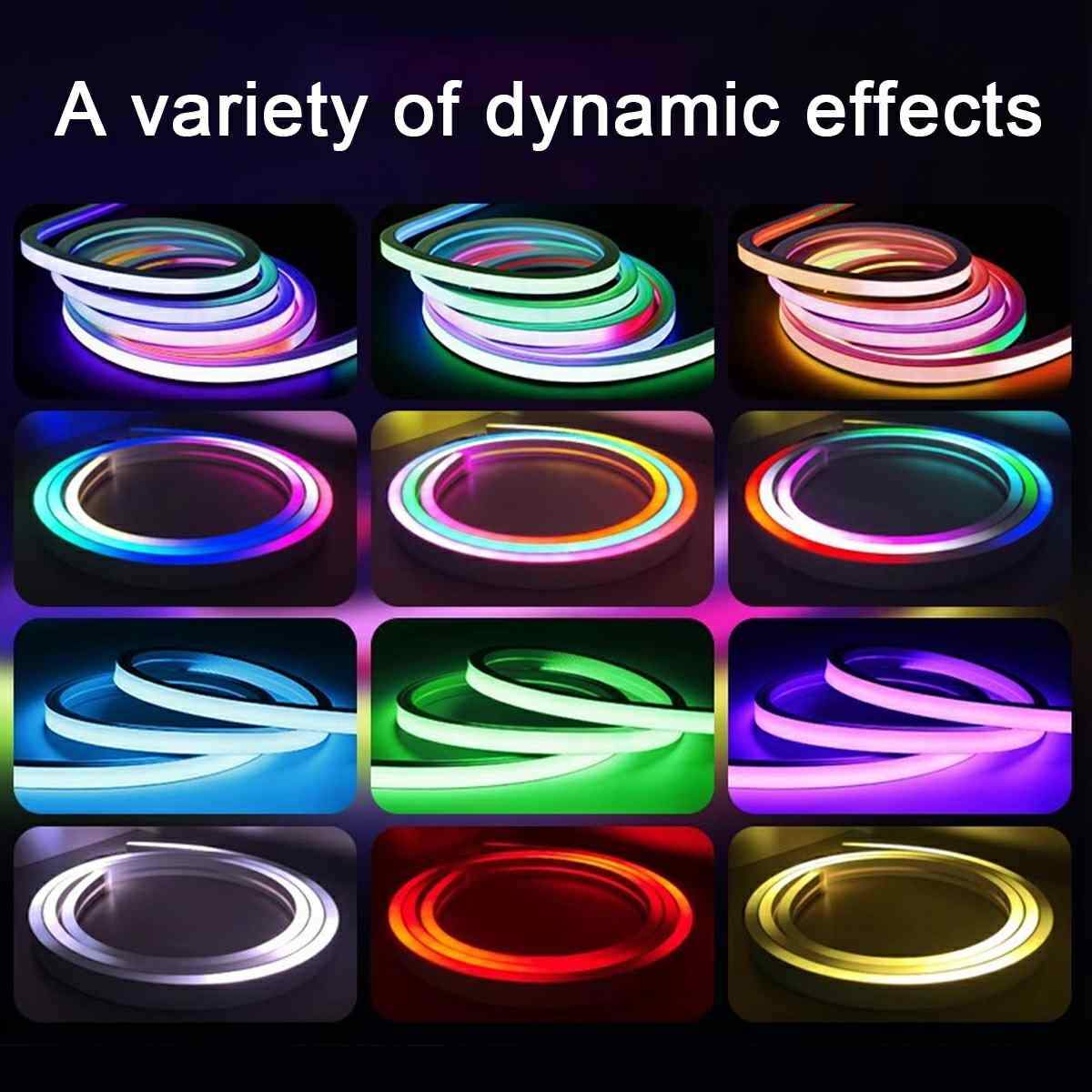24V Waterproof RGB Outdoor Recessed Flexible LED Invisible Linear ...