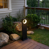 Modern Waterproof Ring Hollow Round Pathway Light LED Outdoor Lawn ...
