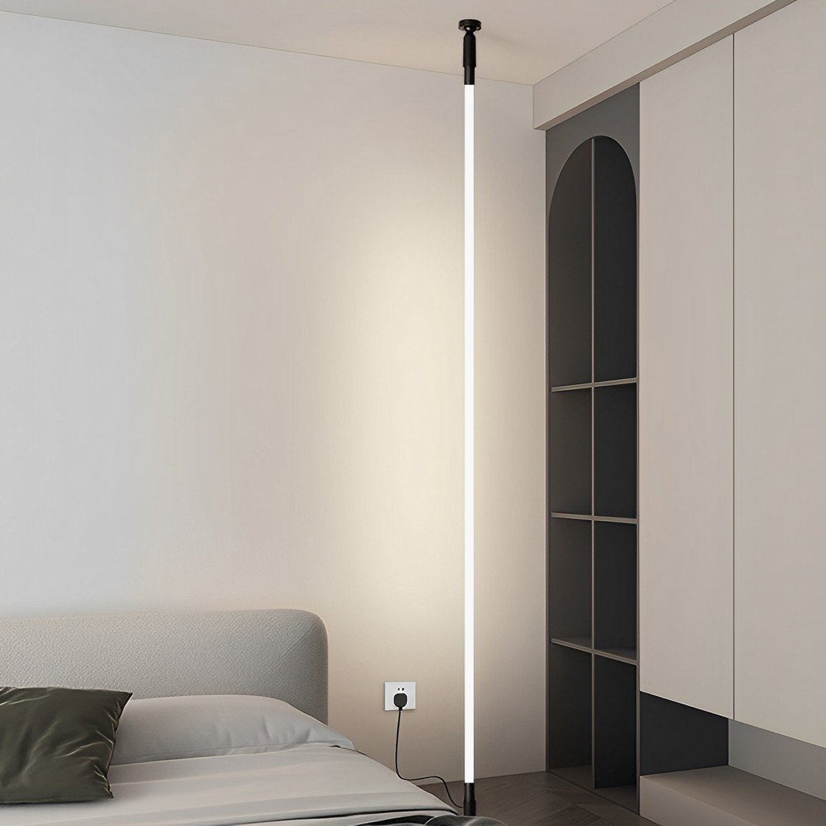 360° Modern Minimalist Rotatable LED Strip Lights Linear Light Skyline ...