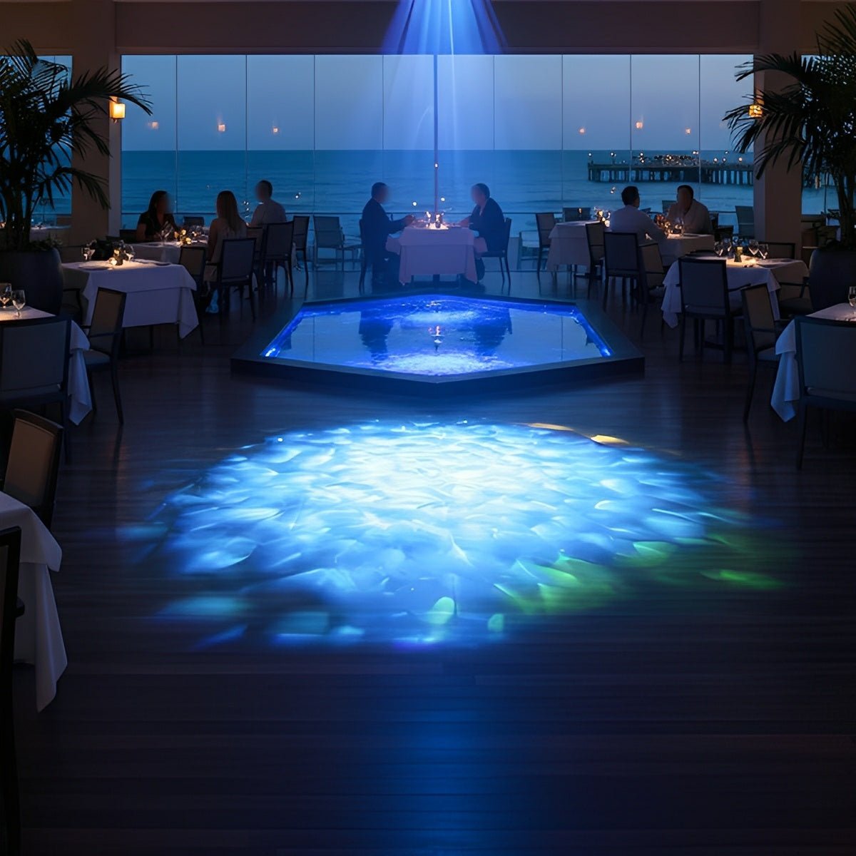 3D Ocean Wave LED Projector Light – Adjustable Spotlight – Flyachilles