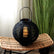 Mid Century Black Handmade Wood LED Candle Lantern Floor Lamp Decorate ...