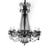 Nordic Rustic Modern Black Palace Candle Design Crystal Chandeliers ...