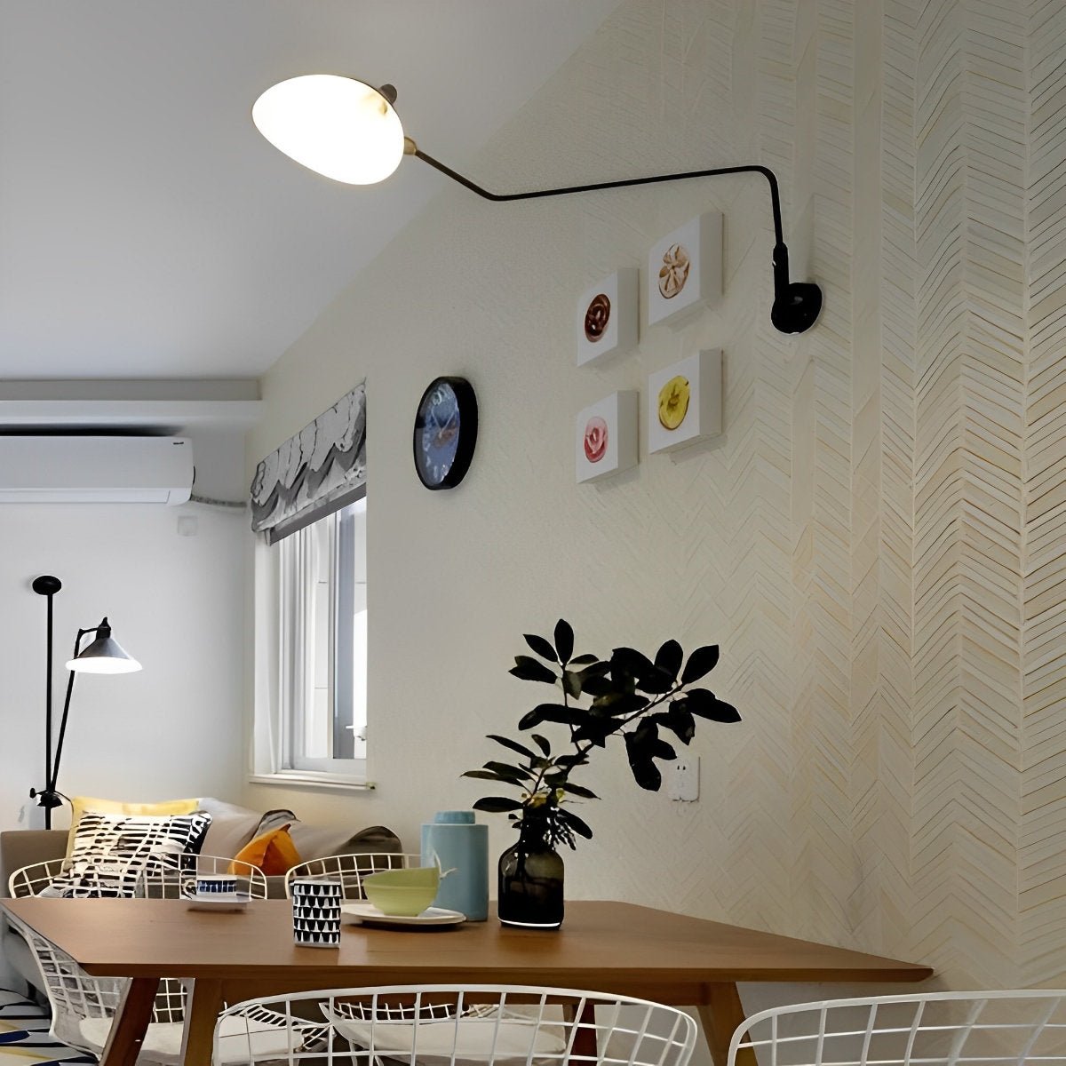Creative Adjustable Iron Industrial Swing Arm Wall Lamp Wall Sconce ...