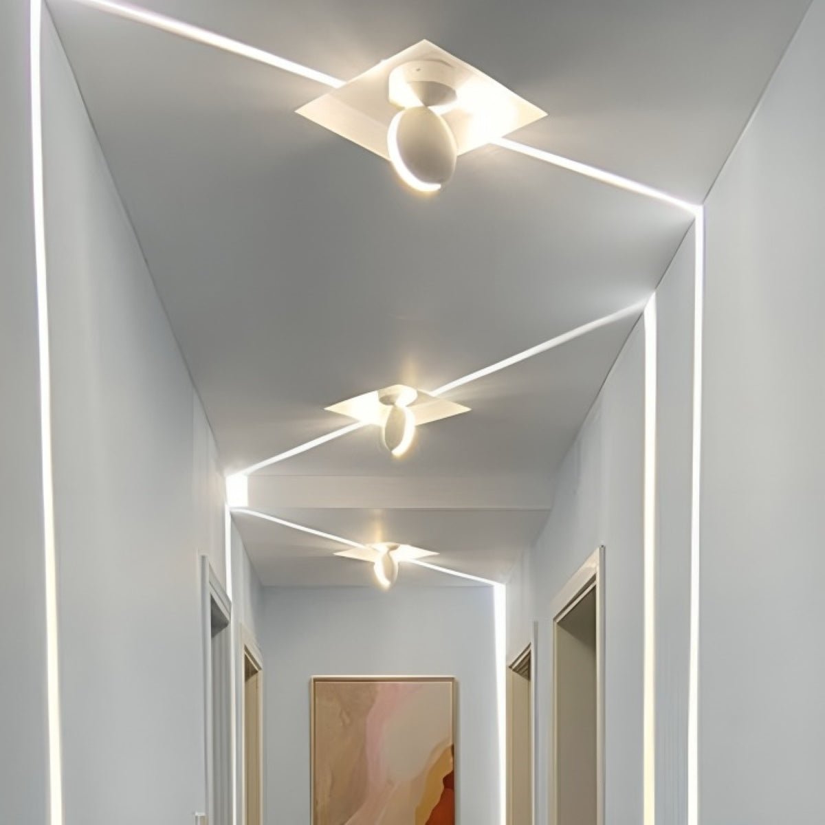 Cyberpunk Hallway LED Wall Light Beam Spot Light Laser Line Modern ...