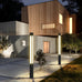 Modern Linear LED Bollard Lights – Waterproof Outdoor Column Post Lamps ...