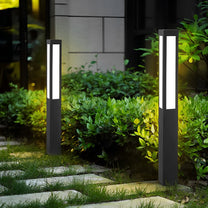 Rectangular Waterproof LED Outdoor Post Lights Column Light Pole Lamp Path Pathway Lights Patio ...
