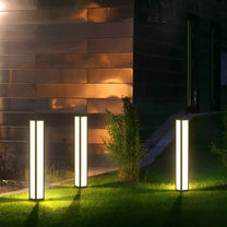 Rectangular Waterproof LED Outdoor Post Lights Column Light Pole Lamp Path Pathway Lights Patio ...