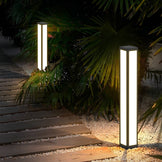 Rectangular Waterproof LED Outdoor Post Lights Column Light Pole Lamp Path Pathway Lights Patio ...