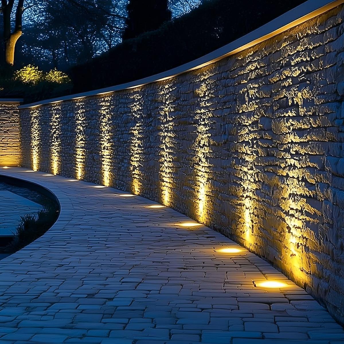 DC 24V Outdoor Waterproof Recessed Light In-Ground Deck LED Spot Lights ...