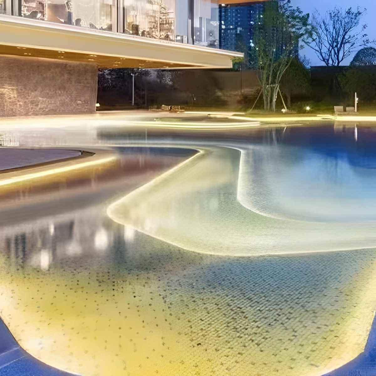 IP68 DC 24V Waterproof Outdoor Recessed LED Flexible Underwater Linear ...
