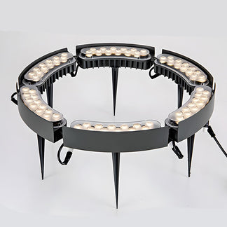 DIY Outdoor Waterproof LED Arc Spot Lights Trees Lawn Lights Ground ...