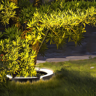 DIY Outdoor Waterproof LED Arc Spot Lights Trees Lawn Lights Ground ...