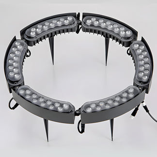 DIY Outdoor Waterproof LED Arc Spot Lights Trees Lawn Lights Ground ...