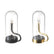 Flame Fire Water Drop Desk Lamp with USB Rechargeable Table Lamp Night ...