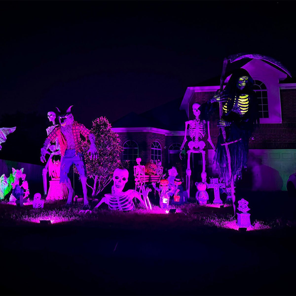 Halloween Waterproof UV Purple LED Outdoor Flood Light – Flyachilles