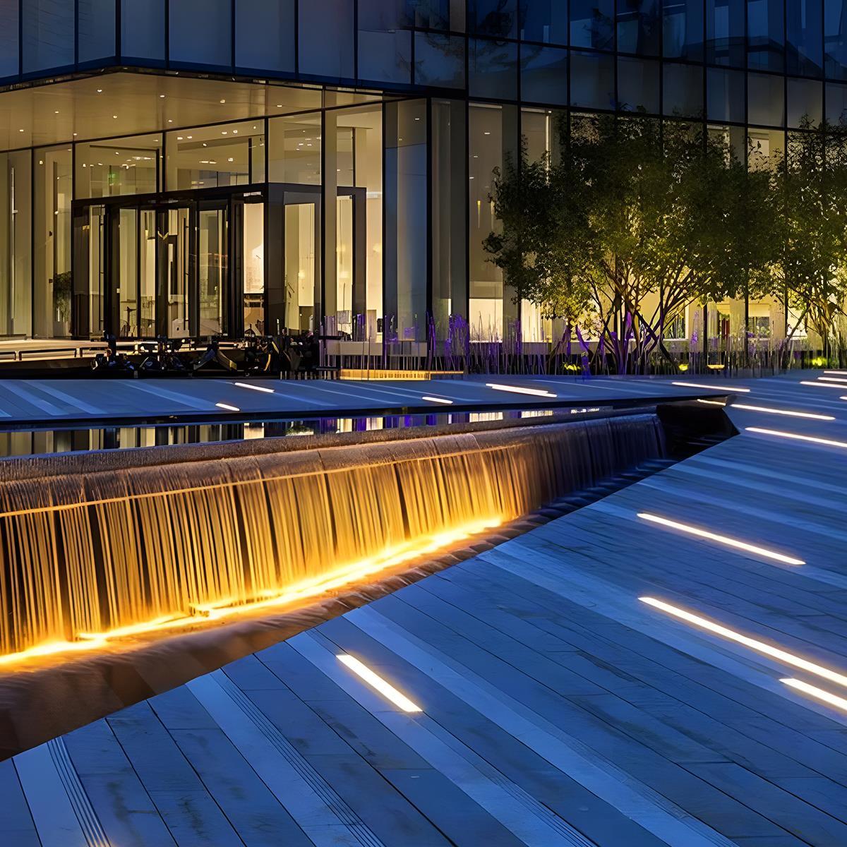 Low Voltage Waterproof Outdoor Recessed LED Strip Lights In Ground Wall ...