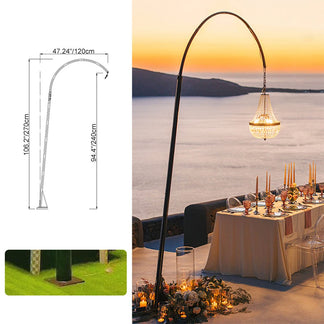 Luxury Romantic Waterproof Outdoor Banquet Wedding Crystal Chandeliers ...