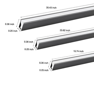 Bright Modern Minimalist Ultra Thin Sky Line Recessed LED Strip Lights ...