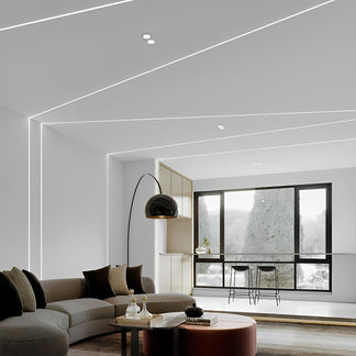 Bright Modern Minimalist Ultra Thin Sky Line Recessed LED Strip Lights ...