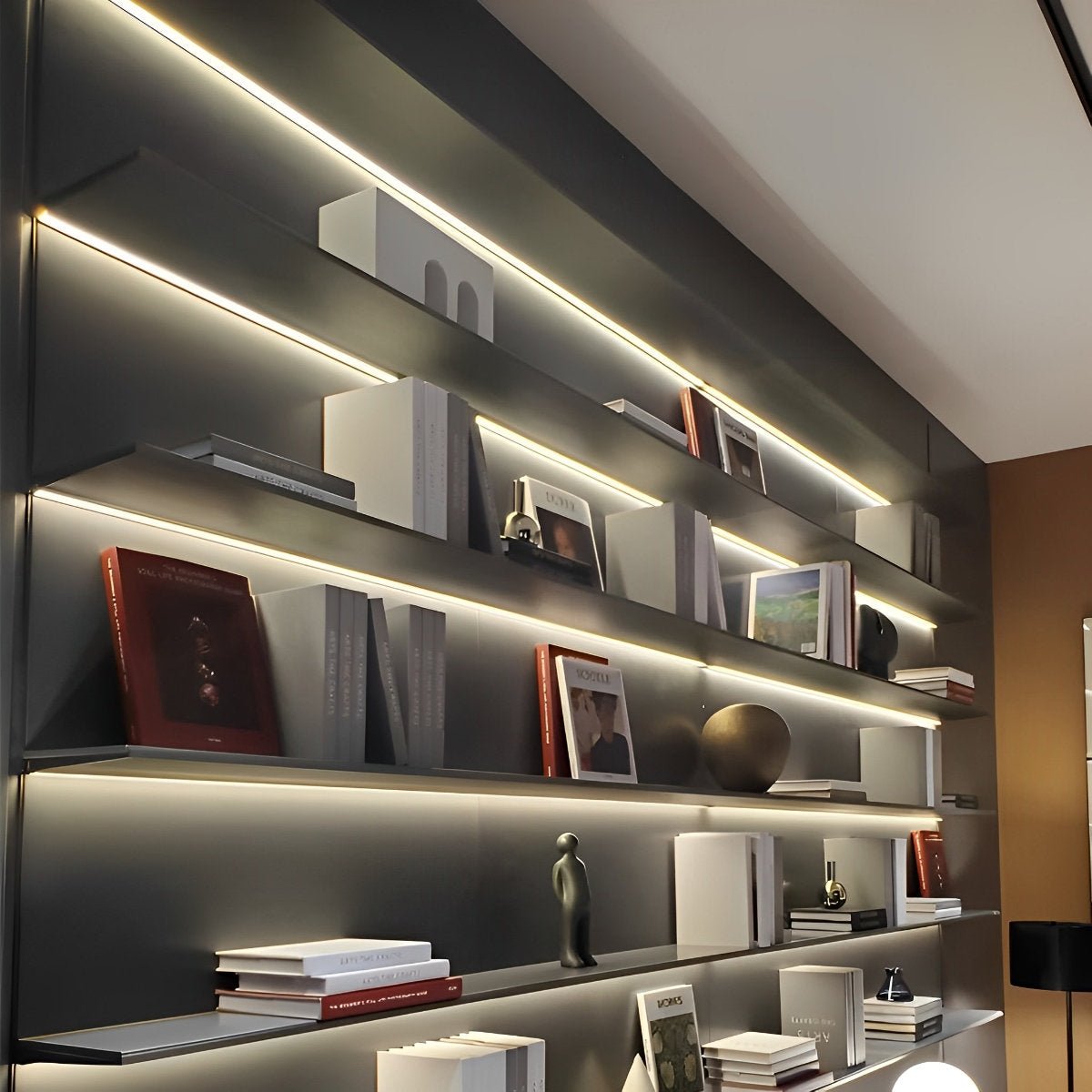 Bright Modern Minimalist Ultra Thin Sky Line Recessed LED Strip Lights ...