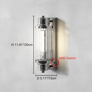 Contemporary Minimalist LED Tube Wall Light Diode Shape Indoor Wall ...