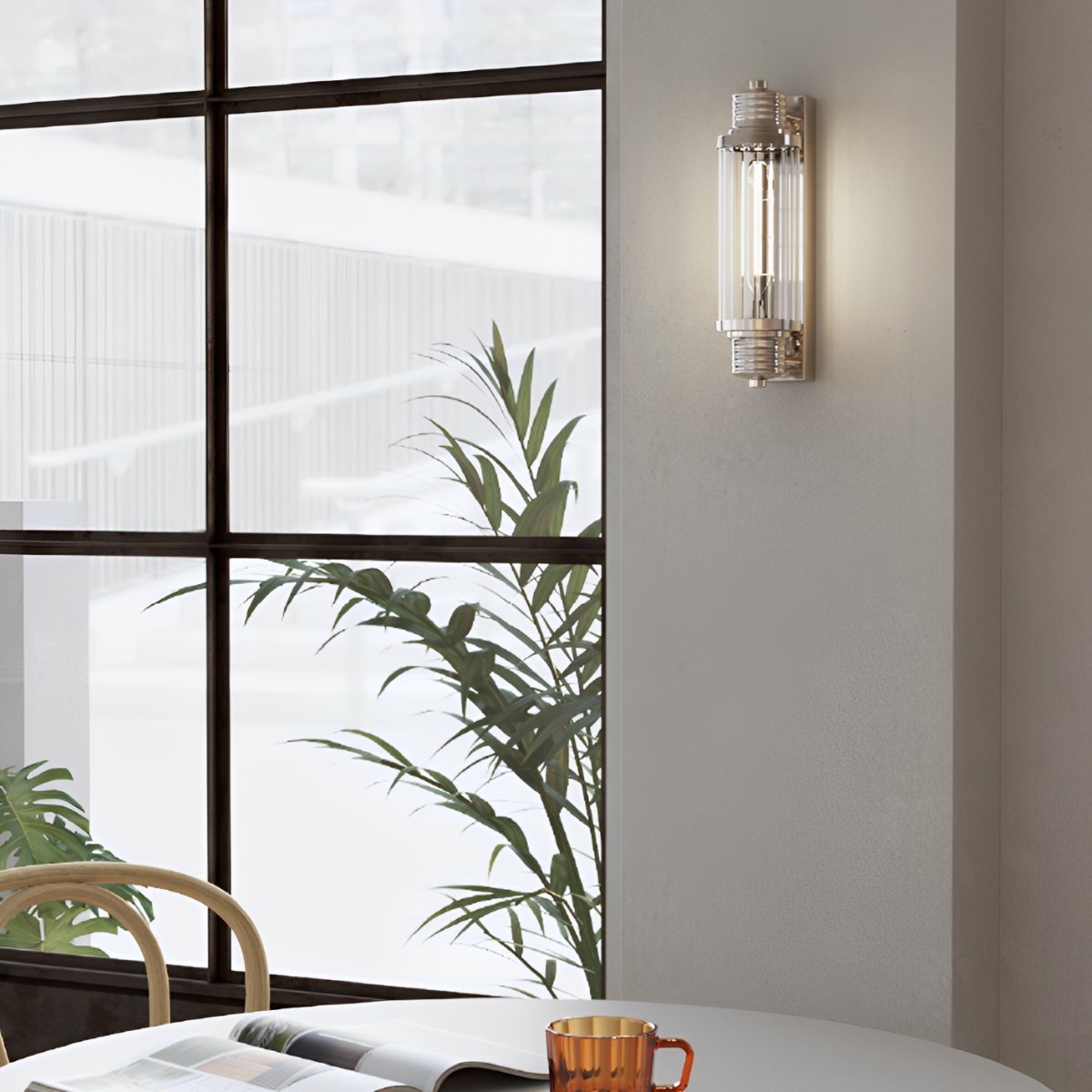 Contemporary Minimalist LED Tube Wall Light Diode Shape Indoor Wall ...