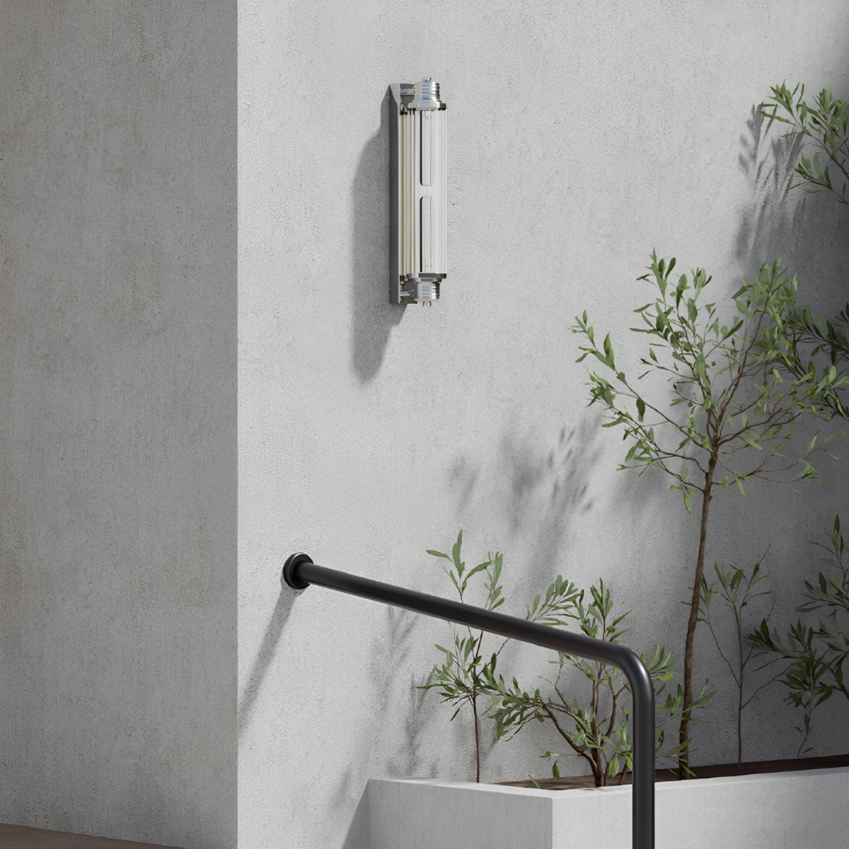 Contemporary Minimalist LED Tube Wall Light Diode Shape Indoor Wall ...