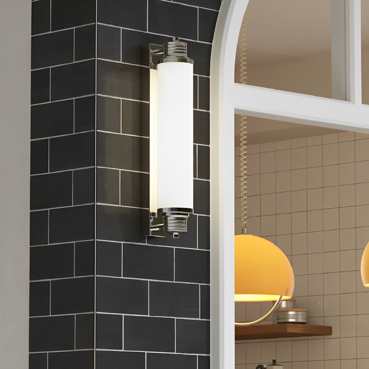 Contemporary Minimalist LED Tube Wall Light Diode Shape Indoor Wall ...