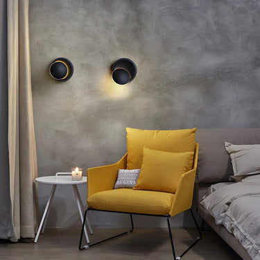 Modern Adjustable Moon Eclipse Creative LED Wall Sconce Lighting Wall ...