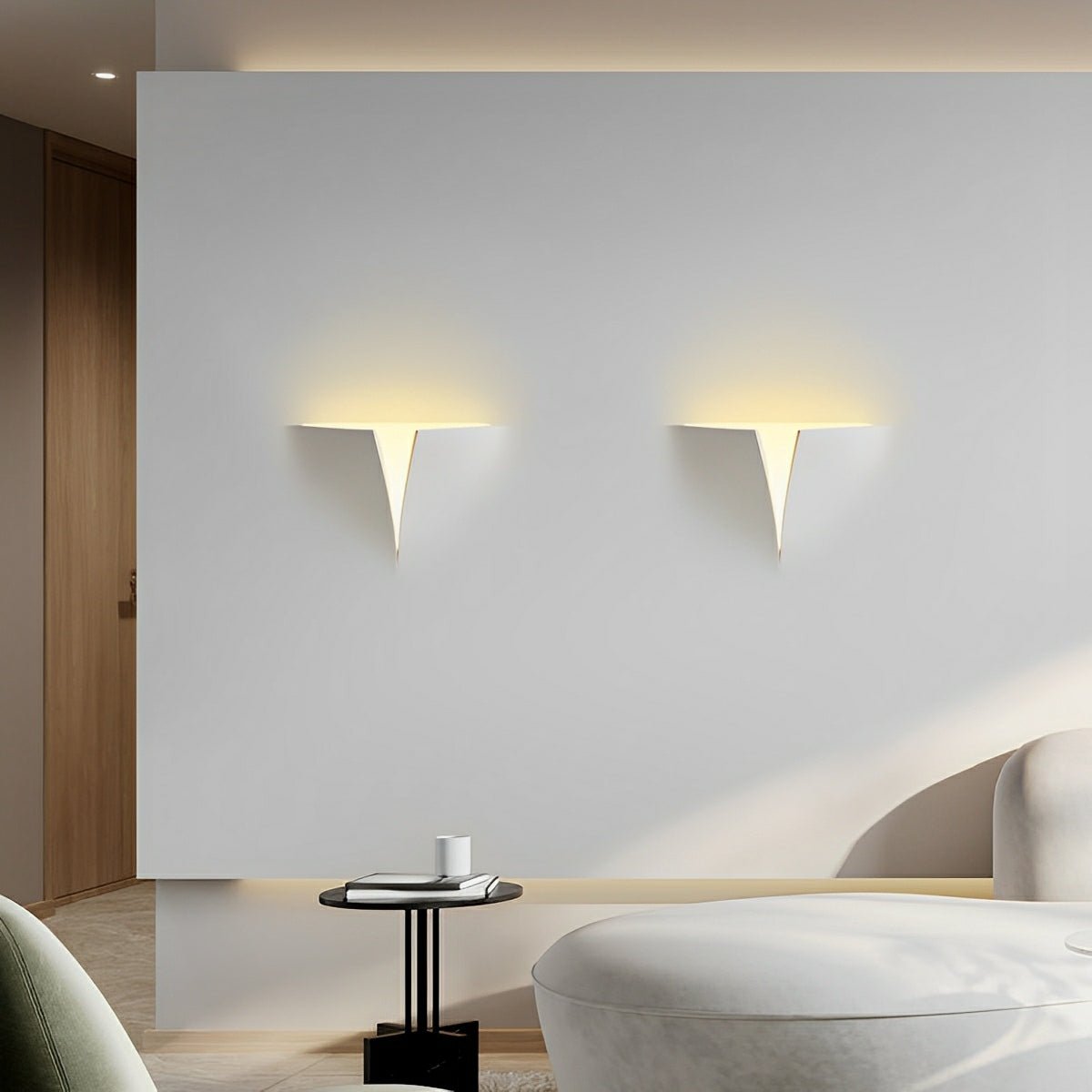 Modern Minimalist Art Decor Invisibility Recessed LED Indoor Wall ...