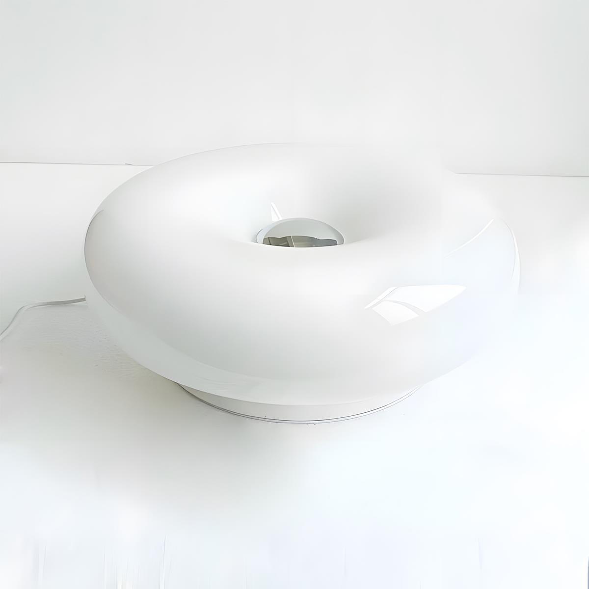 Modern Bauhaus Creative Glass Donut Doughnut LED Indoor Desk Table Lamp ...