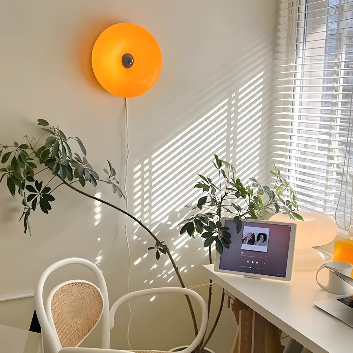 Modern Bauhaus Creative Donut Doughnut LED Indoor Wall Sconce Lighting ...