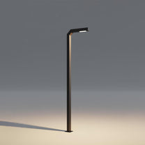 Modern Waterproof Minimalist Black LED Column Outdoor Post Lights ...