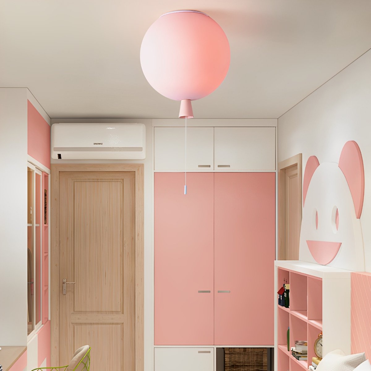 Creative Nordic Modern Colorful Balloon LED Ceiling Lighting Children ...