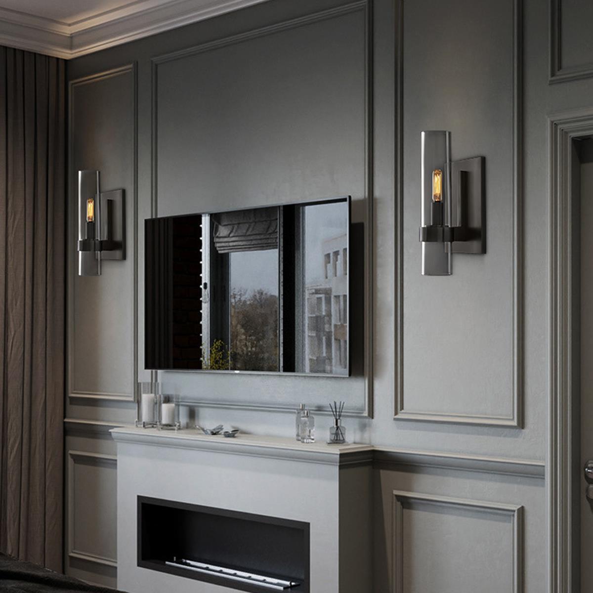 Modern Cylinder Industrial Indoor Wall Sconces Lighting Wall Lamp ...