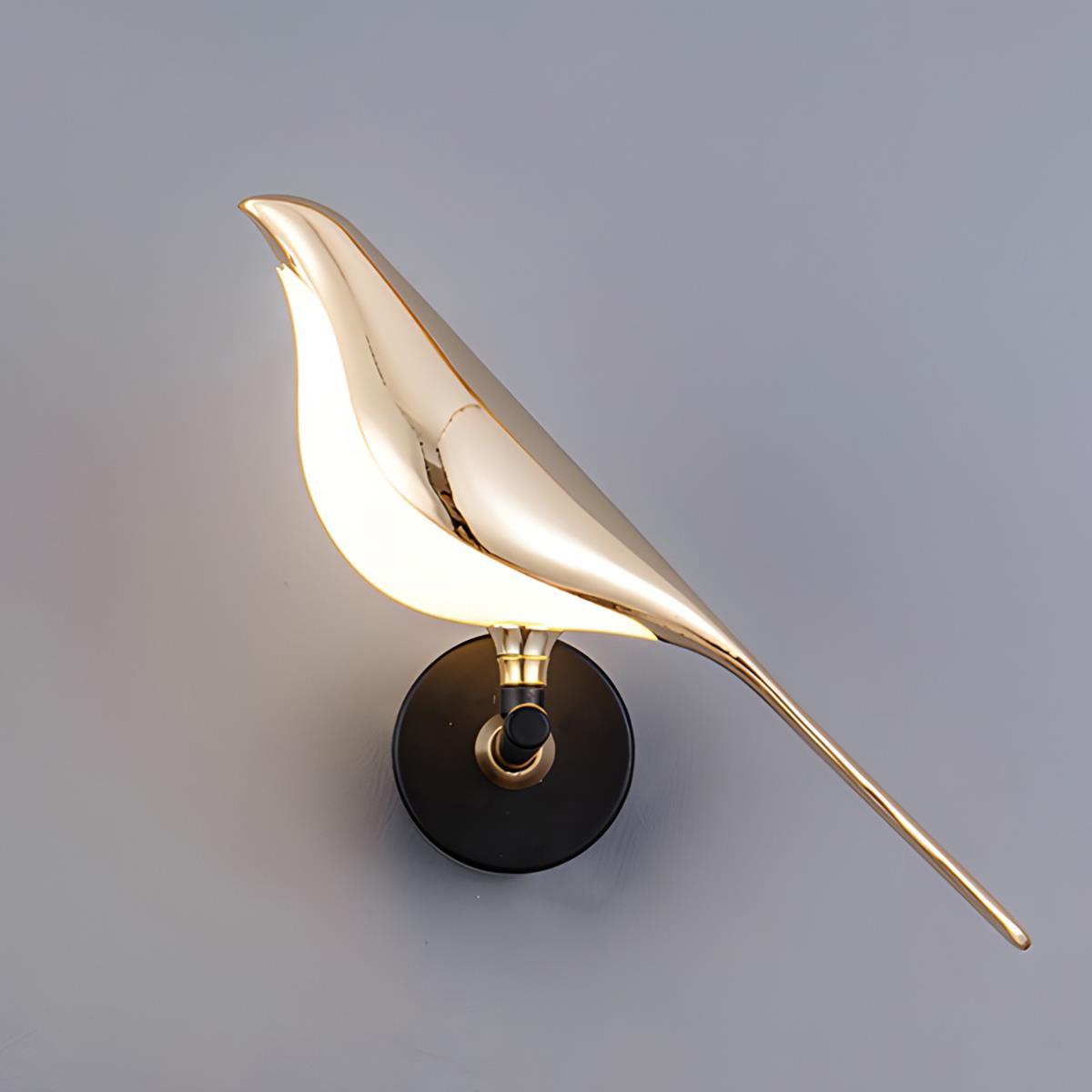 Modern Luxury Creative Magpie Bird LED Indoor Wall Sconce Lighting Wall ...