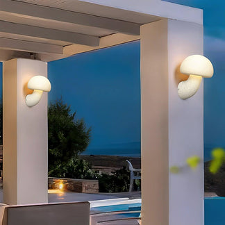 Modern Minimalist Creamy Style Mushrooms LED Wall Wall Sconce Lights ...