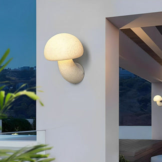 Modern Minimalist Creamy Style Mushrooms LED Wall Wall Sconce Lights ...