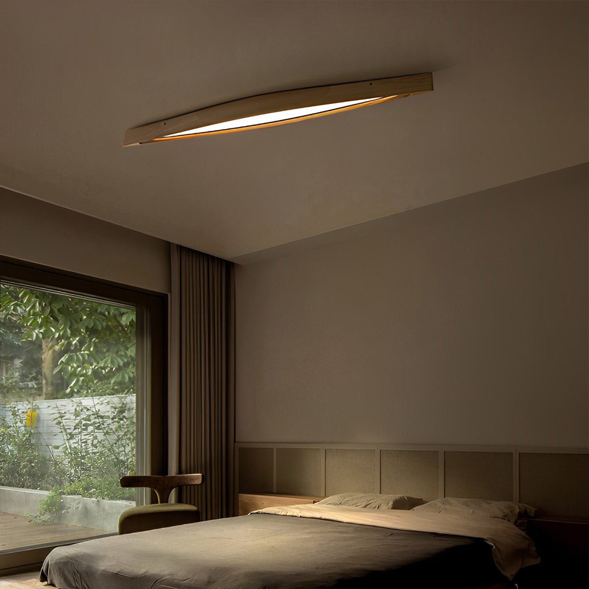 Diamond-Shaped Wooden LED Ceiling Light, Strip Lighting – Flyachilles