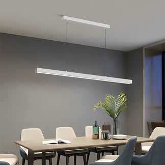 Modern Minimalist LED Long Strip Bar Light Ceiling Hanging Pendant ...