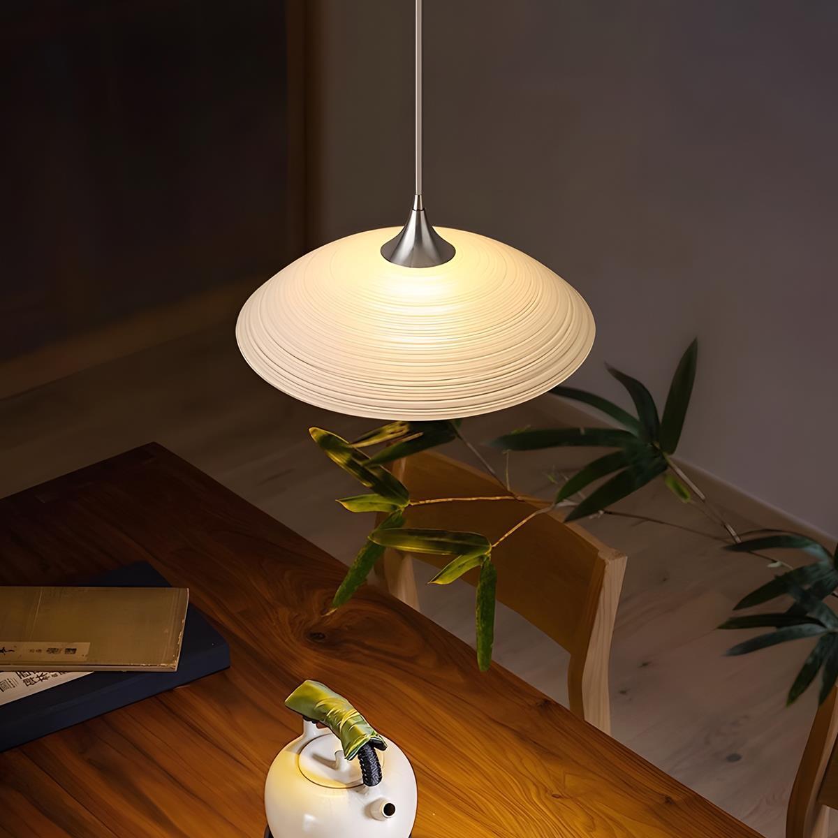 Modern Creativity Minimalist Dish Bar LED Pendant Lights Dinning Room ...