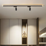 Modern Minimalist DIY Long Strip Track Light Spotlight LED Ceiling ...