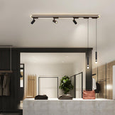 Modern Minimalist DIY Long Strip Track Spotlight LED Ceiling Light ...