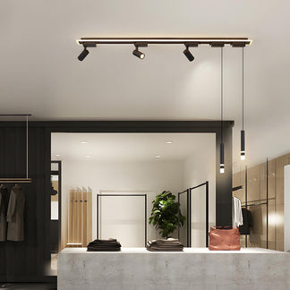 Modern Minimalist DIY Long Strip Track Light Spotlight LED Ceiling ...