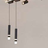Modern Minimalist DIY Long Strip Track Spotlight LED Ceiling Light ...