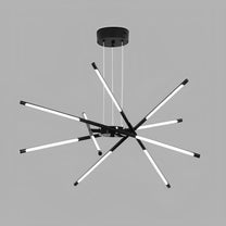 Modern Minimalist Geometric LED Long Strip Indoor Pendant Lights ...