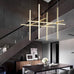 Modern Minimalist Geometric Space Lines Light Pendant Lights Creative ...